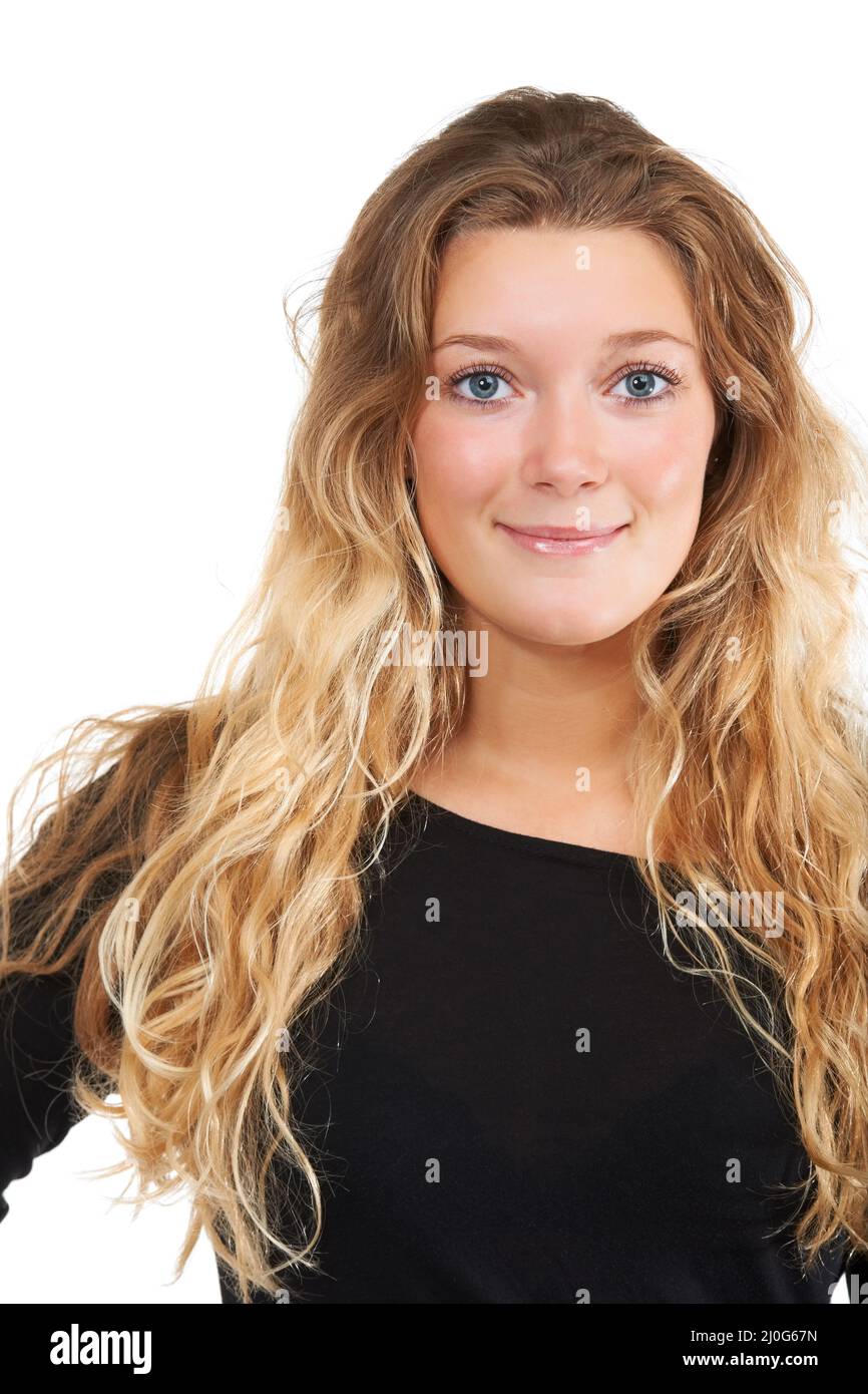 Being a teenager is easy. Studio portrait of an attractive teenage girl ...