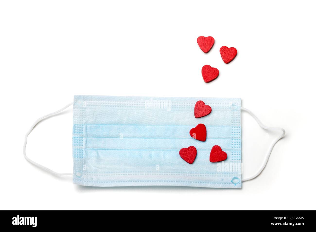 White surgical face mask Cut Out Stock Images & Pictures - Alamy