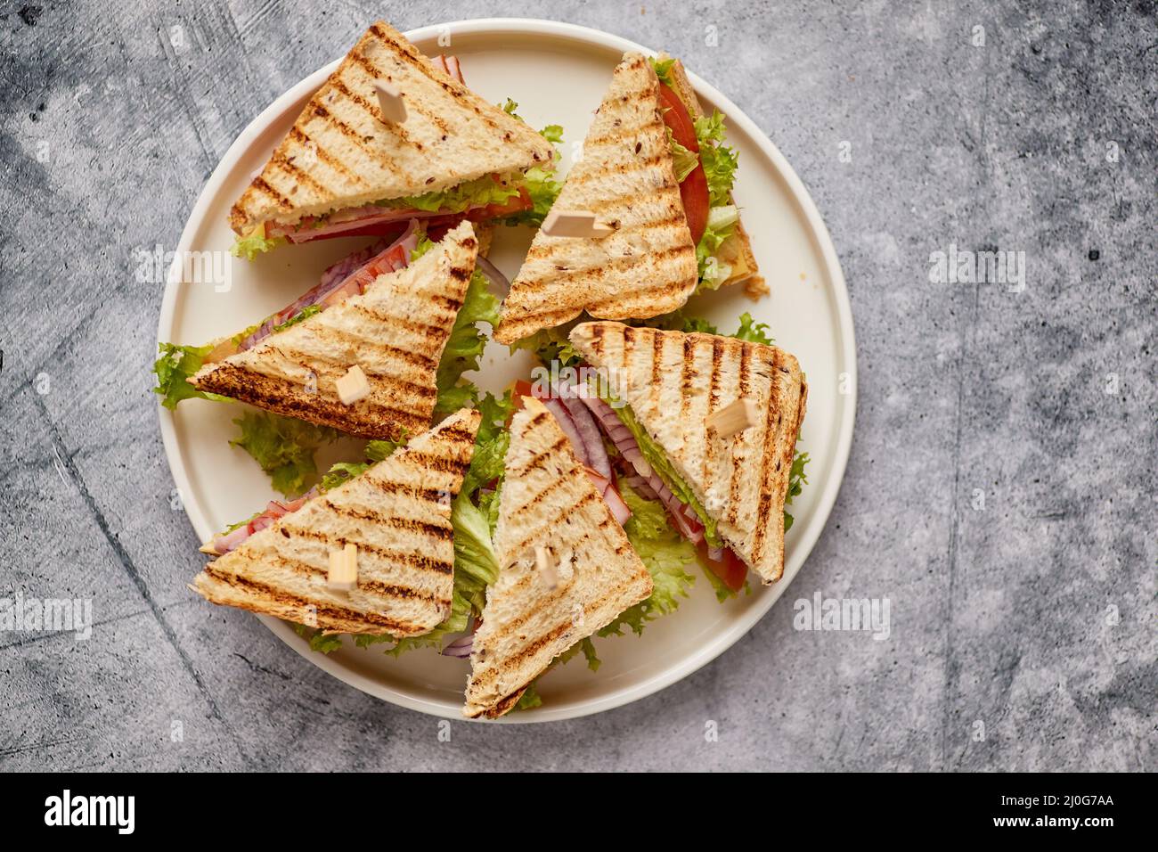 Club sandwich white hi-res stock photography and images - Alamy