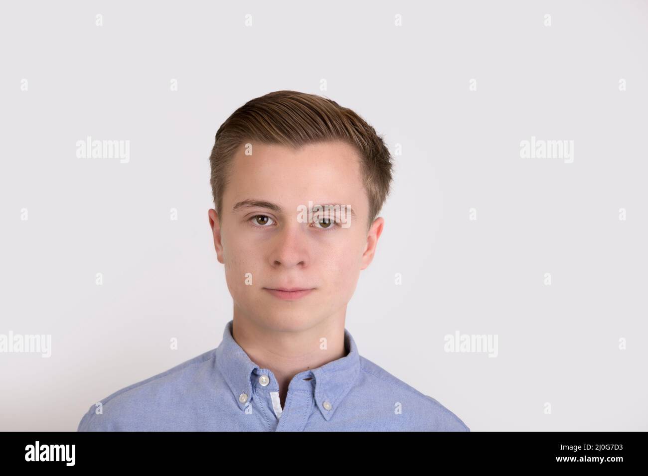 Portrait happy teenager boy hi-res stock photography and images - Alamy