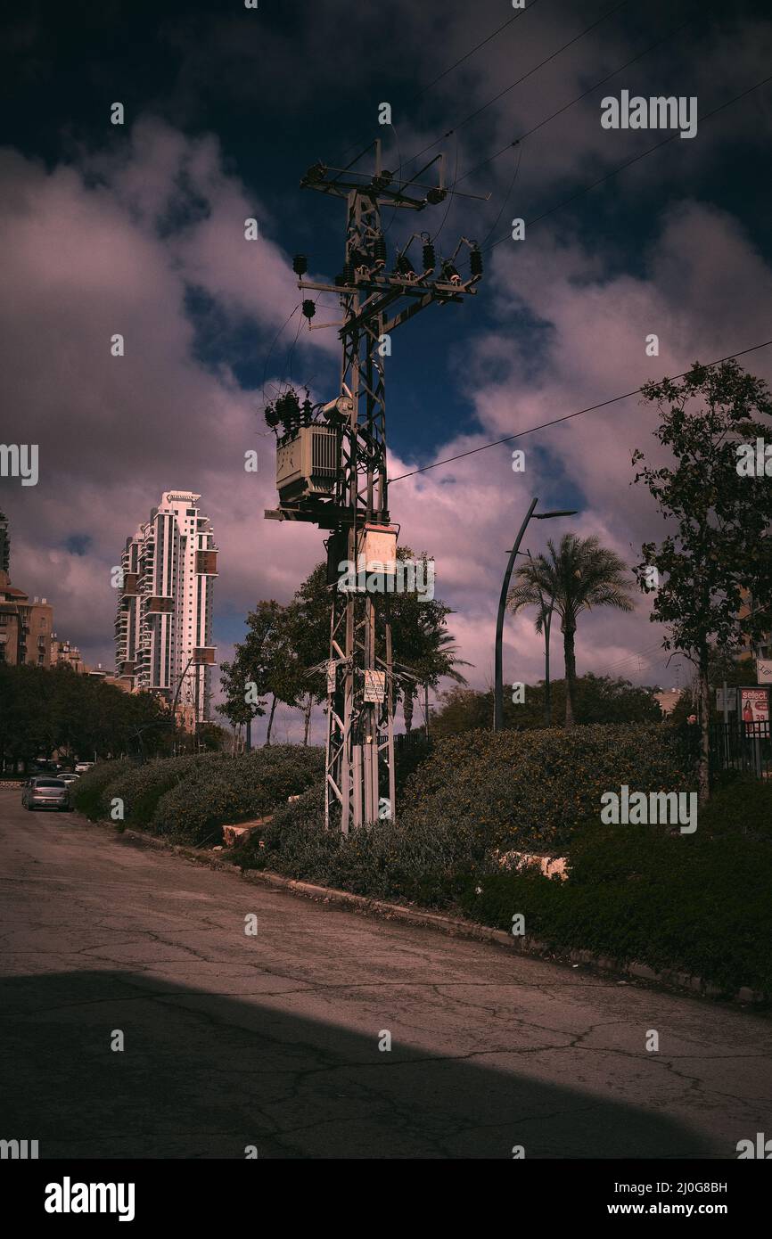 Electric poll hi-res stock photography and images - Alamy