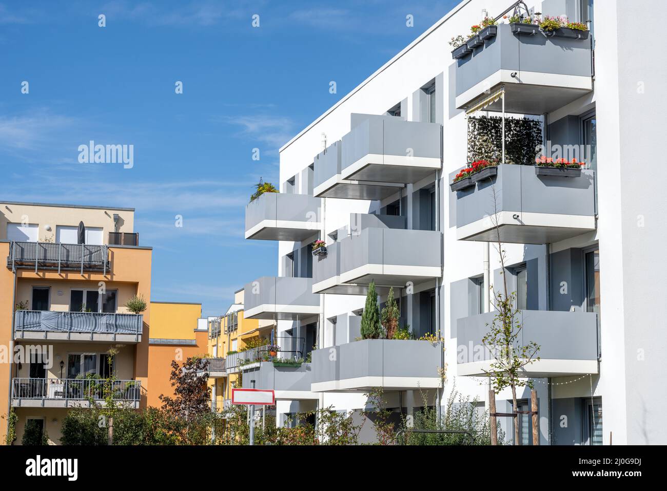 Housing development area seen in Berlin, Germany Stock Photo - Alamy