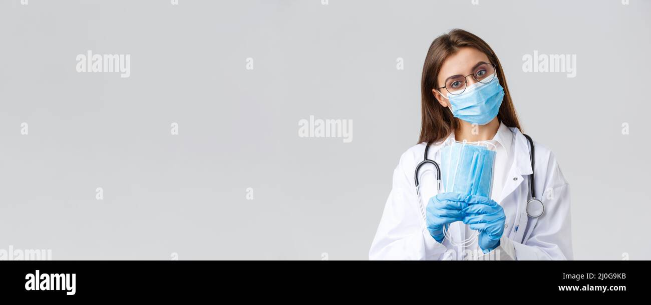 Covid-19, preventing virus, health, healthcare workers and quarantine ...