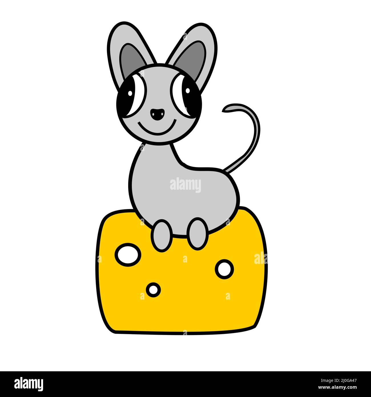 Mouse cheese illustration hi-res stock photography and images - Alamy