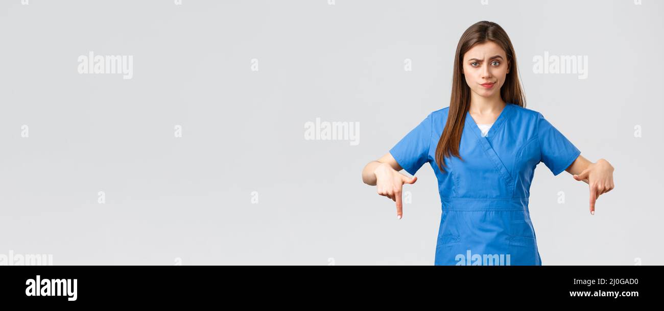 Healthcare workers, prevent virus, covid-19 test screening, medicine ...