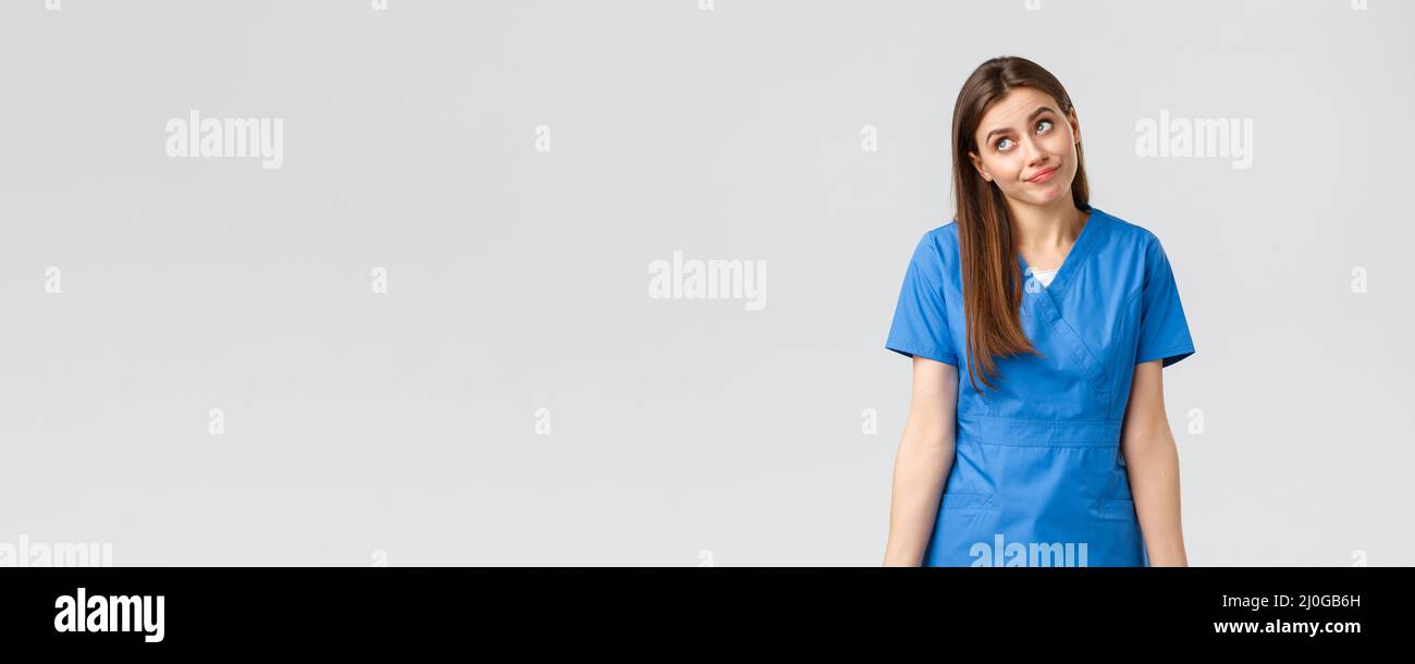 Healthcare workers, prevent virus, insurance and medicine concept ...