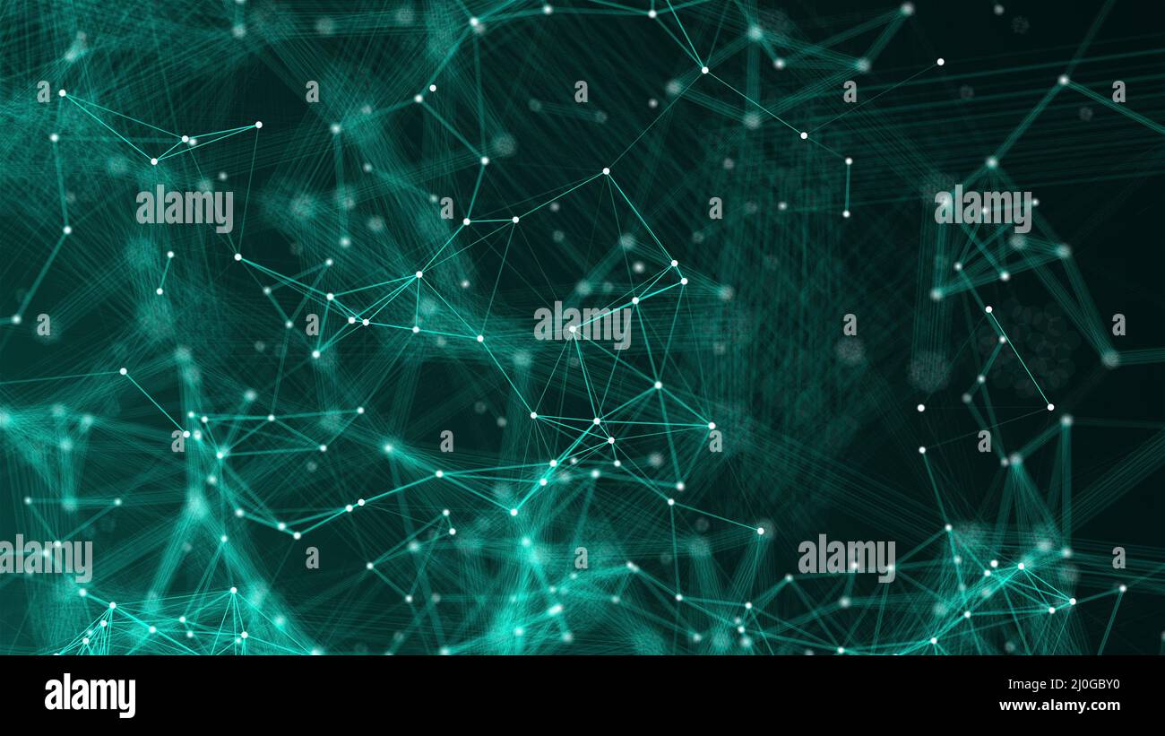 Network connection dots lines technology hi-res stock photography and images - Alamy