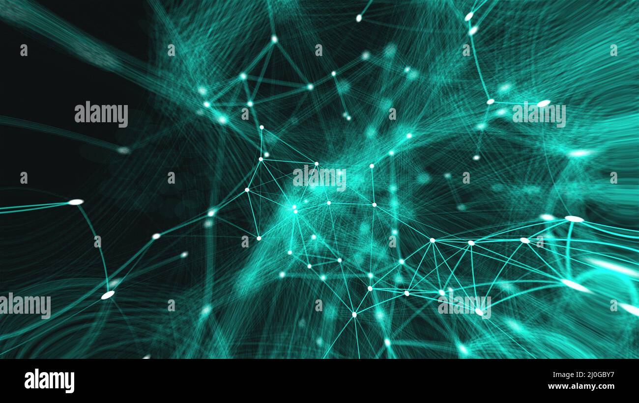 Abstract connection dots. Technology background. Network concept Stock ...