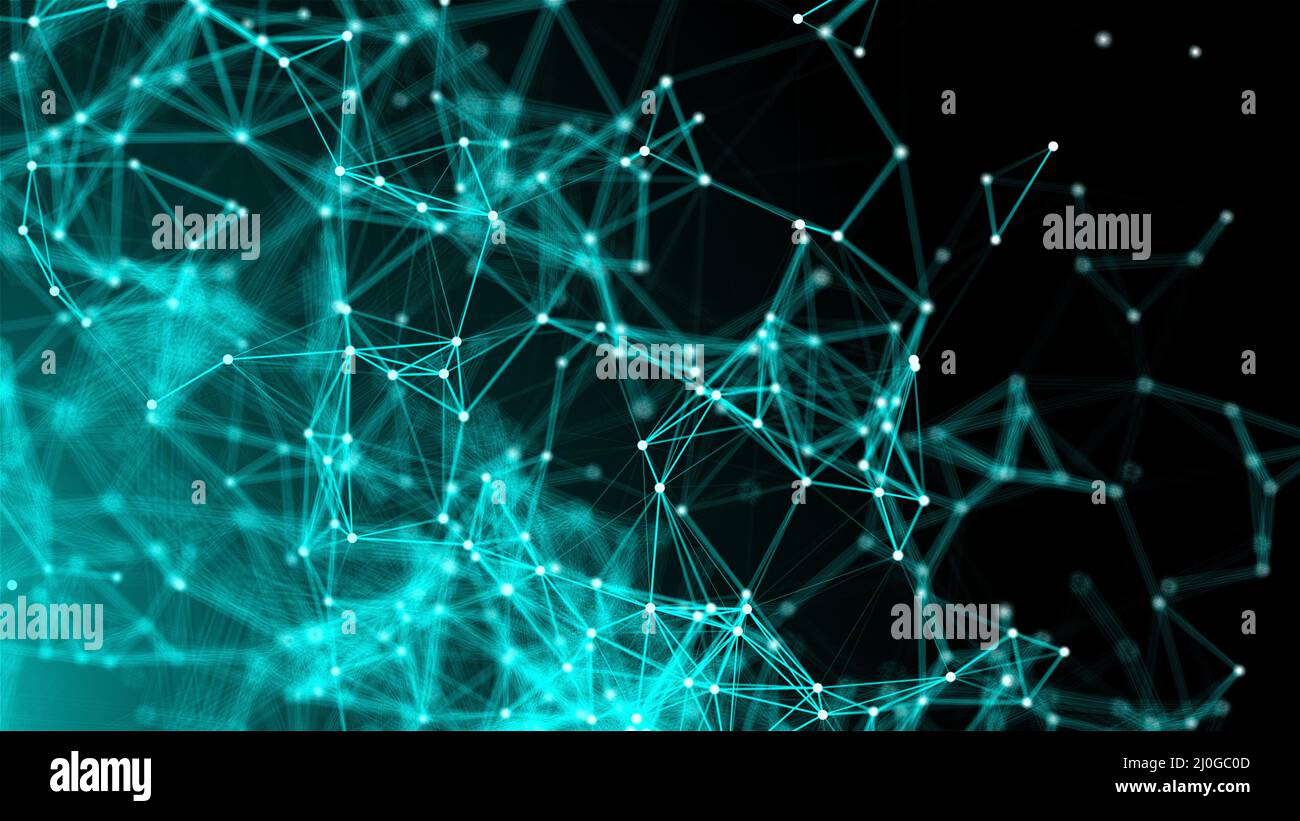 Abstract connection dots. Technology background. Network concept Stock ...