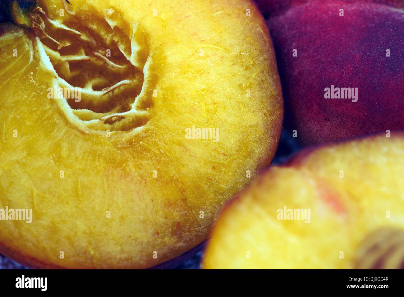 Nectarine garden hi-res stock photography and images - Alamy