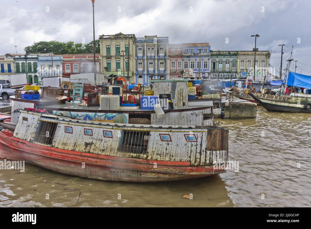 Belem Port view, Amazon Basin, Brazil, South America Stock Photo - Alamy