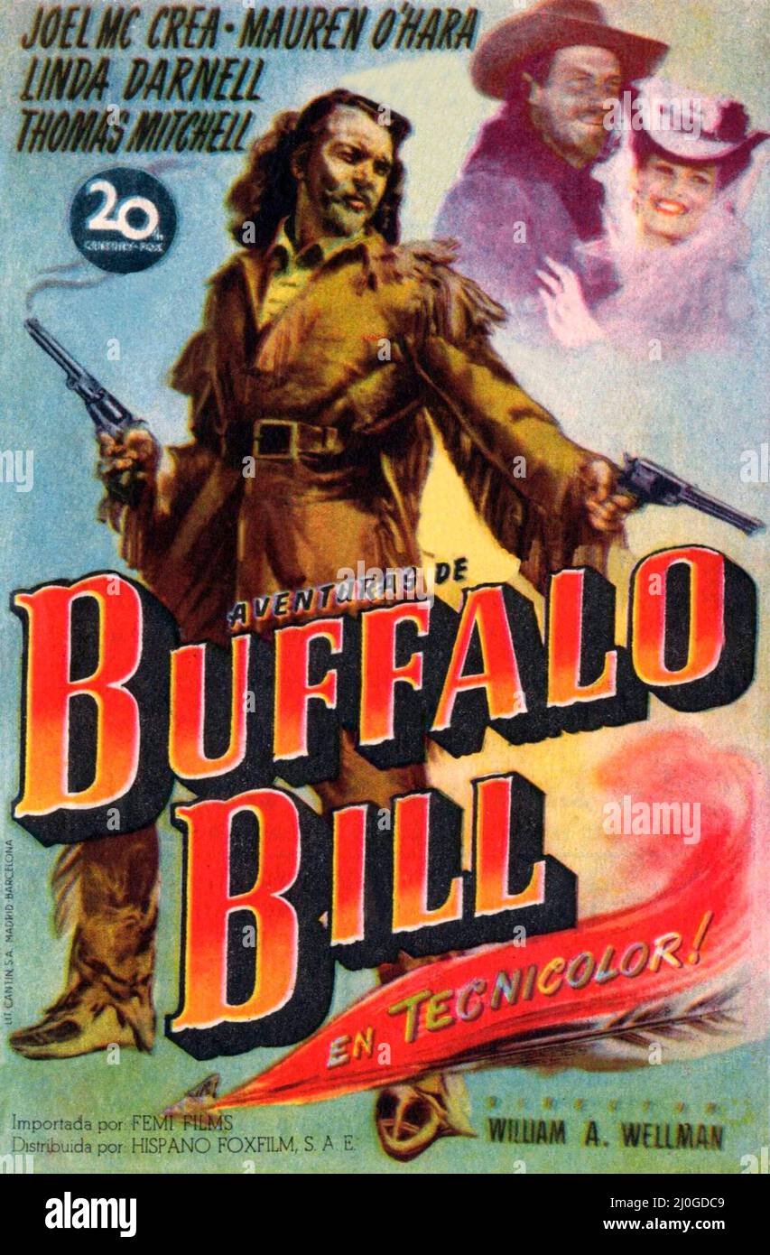 JOEL MCCREA in BUFFALO BILL (1944), directed by WILLIAM A. WELLMAN ...
