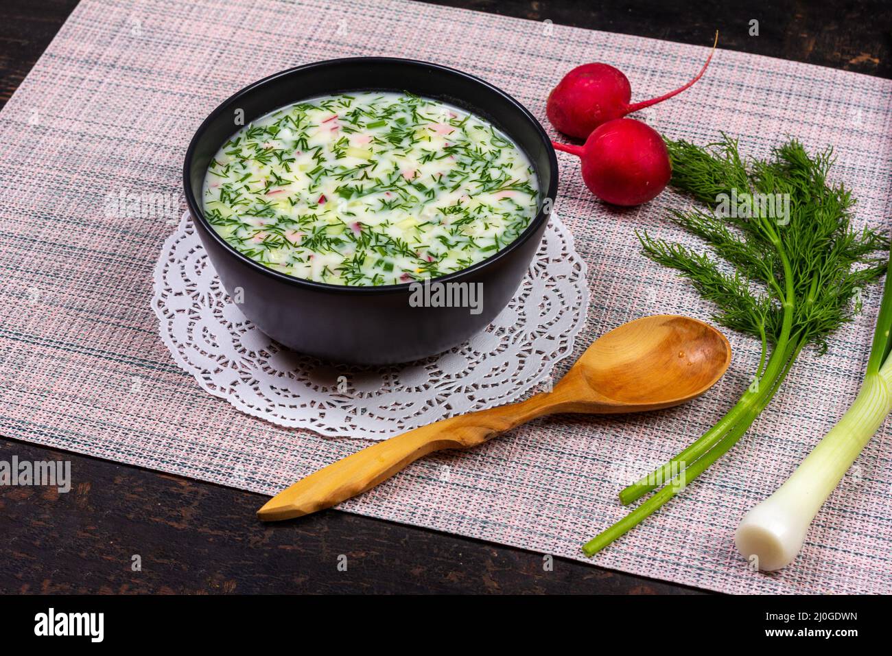 Russian cold soup hi-res stock photography and images - Alamy