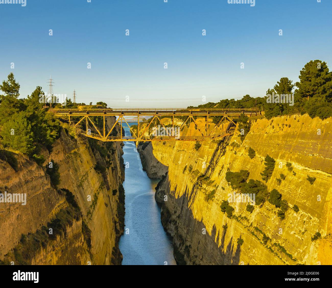 Corinthian Channel, Greece Stock Photo - Alamy