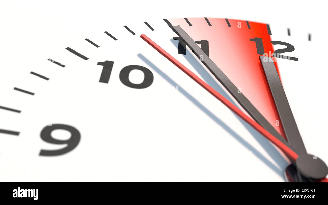 A dial shows 5 to 12 Stock Photo - Alamy