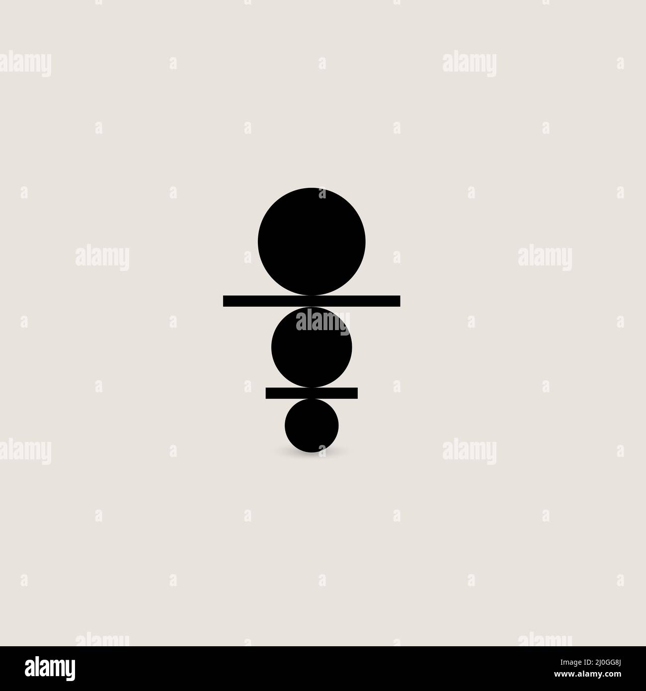 Balance icon. Harmony, stability logo. Business stability sign ...