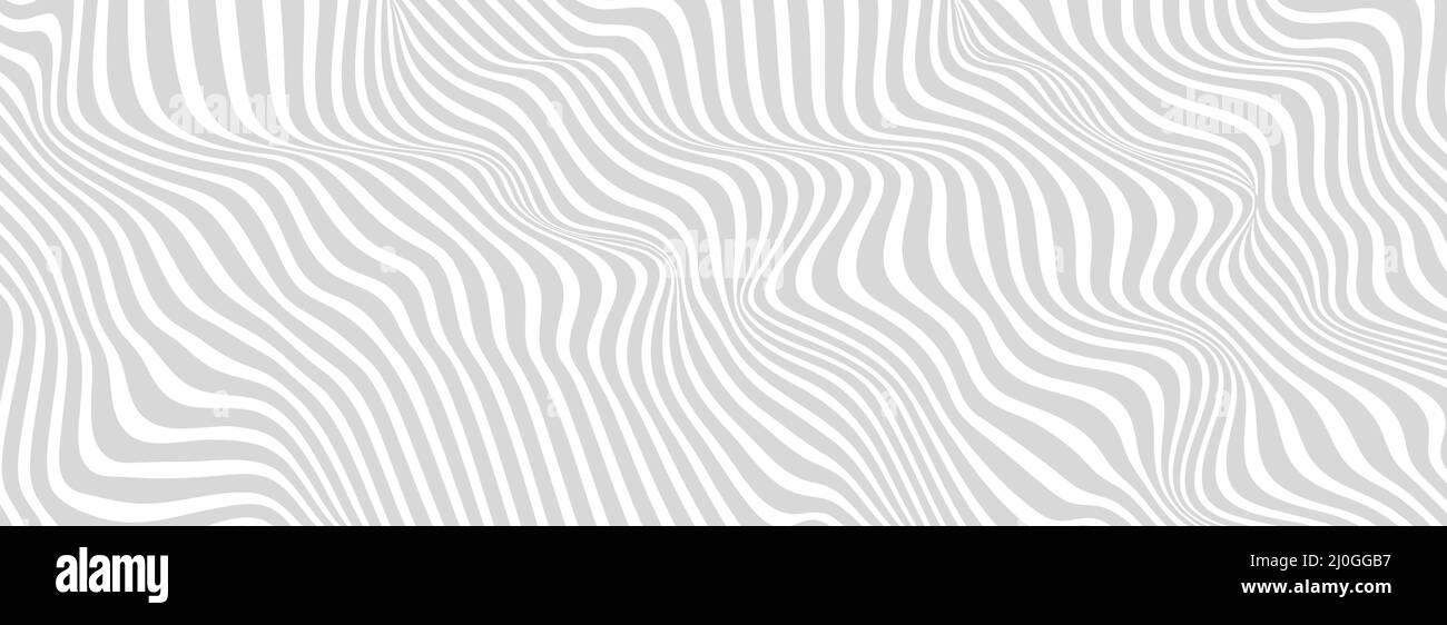 Distortion lines background. Distort stripes, abstract modern pattern ...