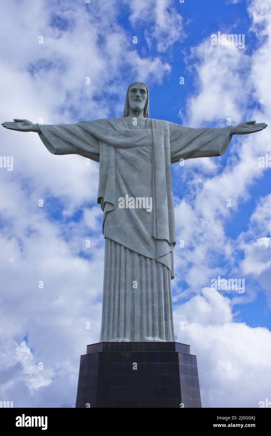 Rio de Janeiro, Jesus Christ the Redeemer statue, Brazil Stock Photo ...