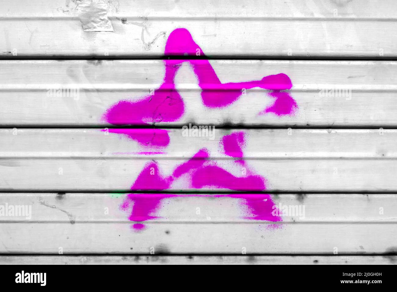 Painted shutter sign hi-res stock photography and images - Alamy