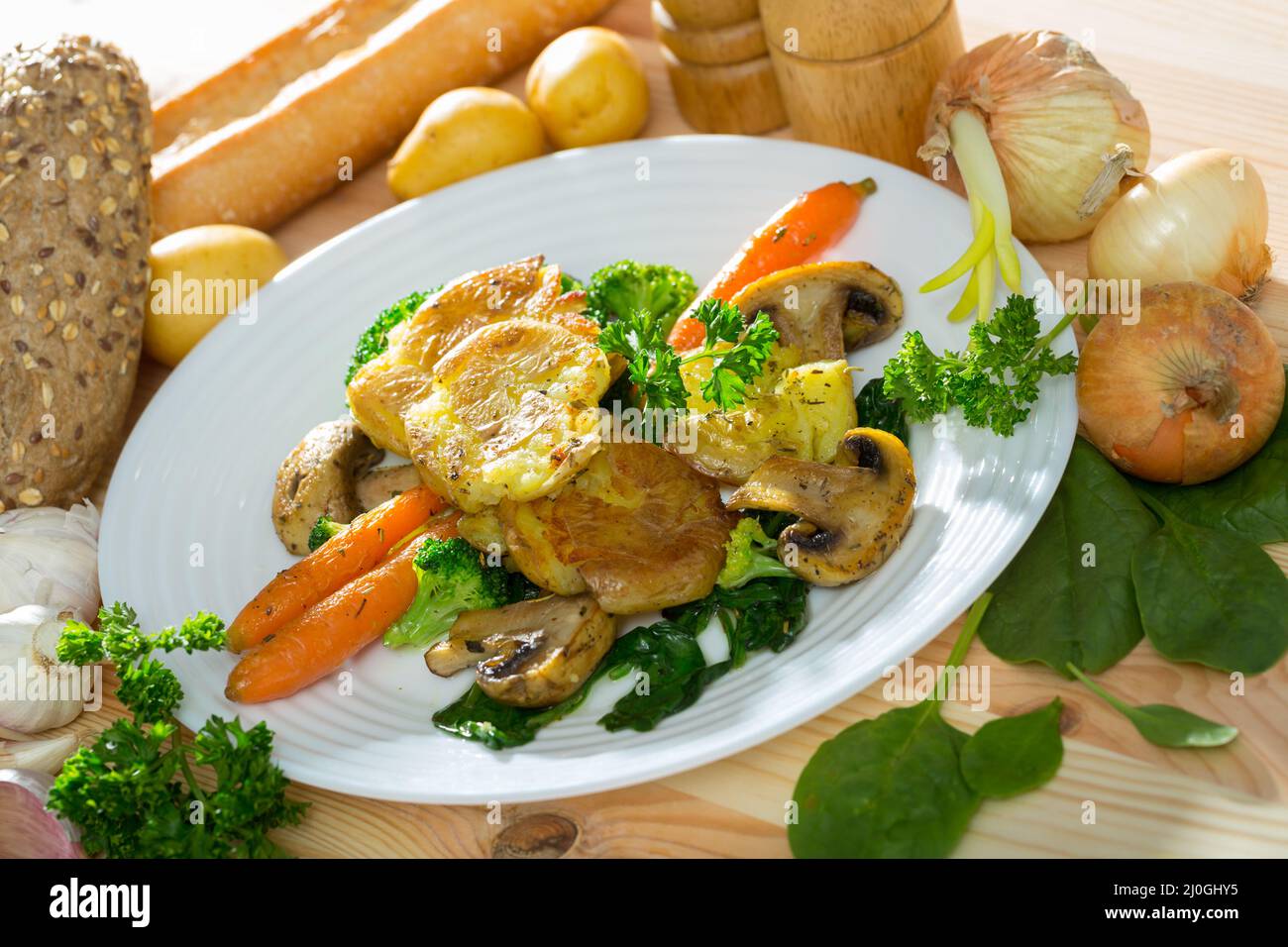 Australian Crash Hot Potatoes Stock Photo - Alamy