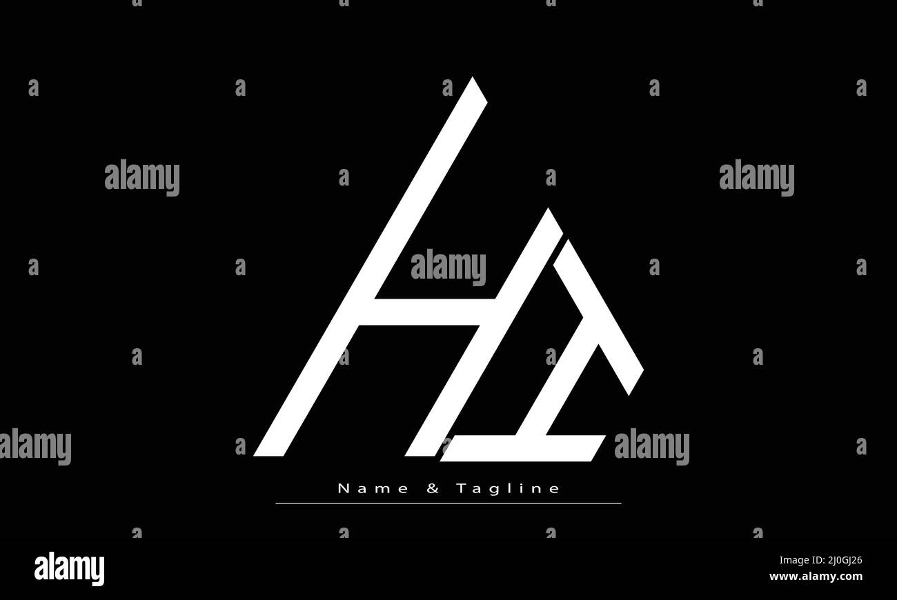 Hi monogram Black and White Stock Photos & Images - Alamy