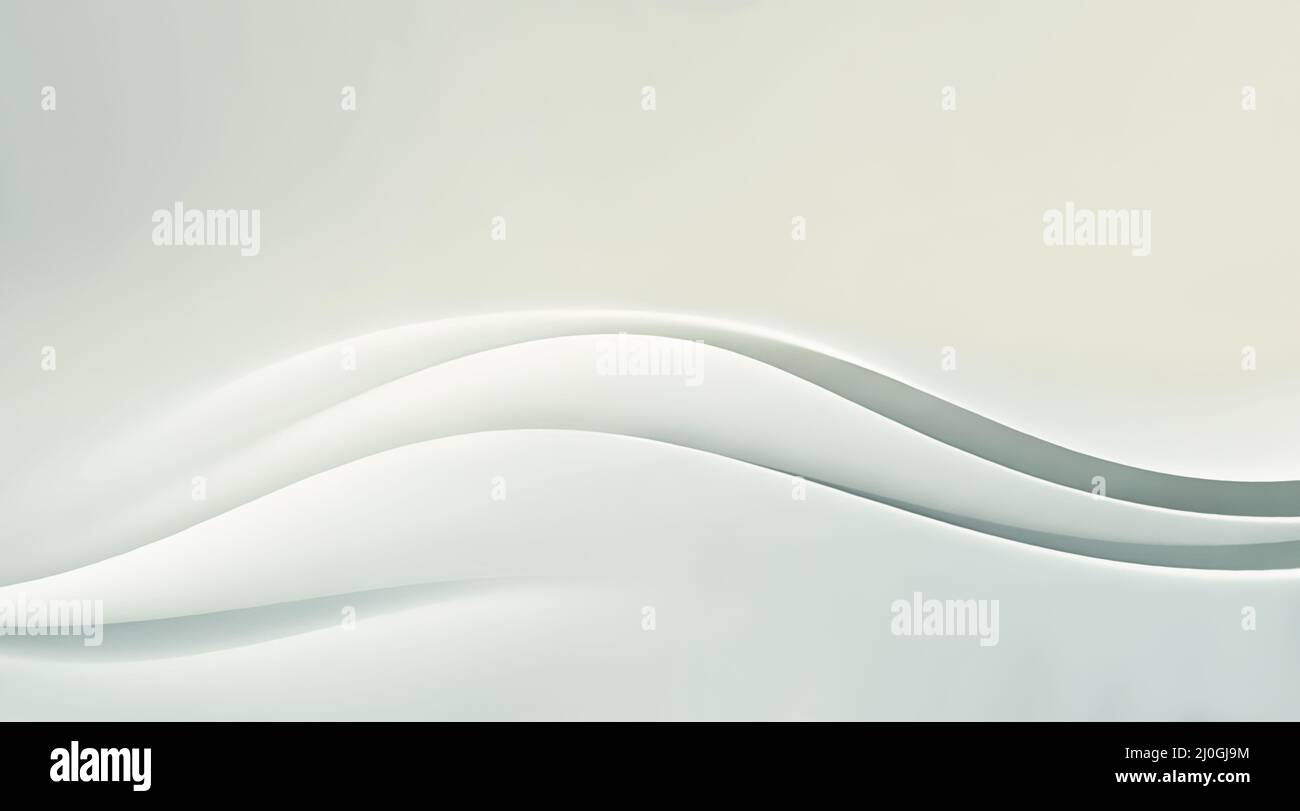White background with smooth lines Stock Photo - Alamy