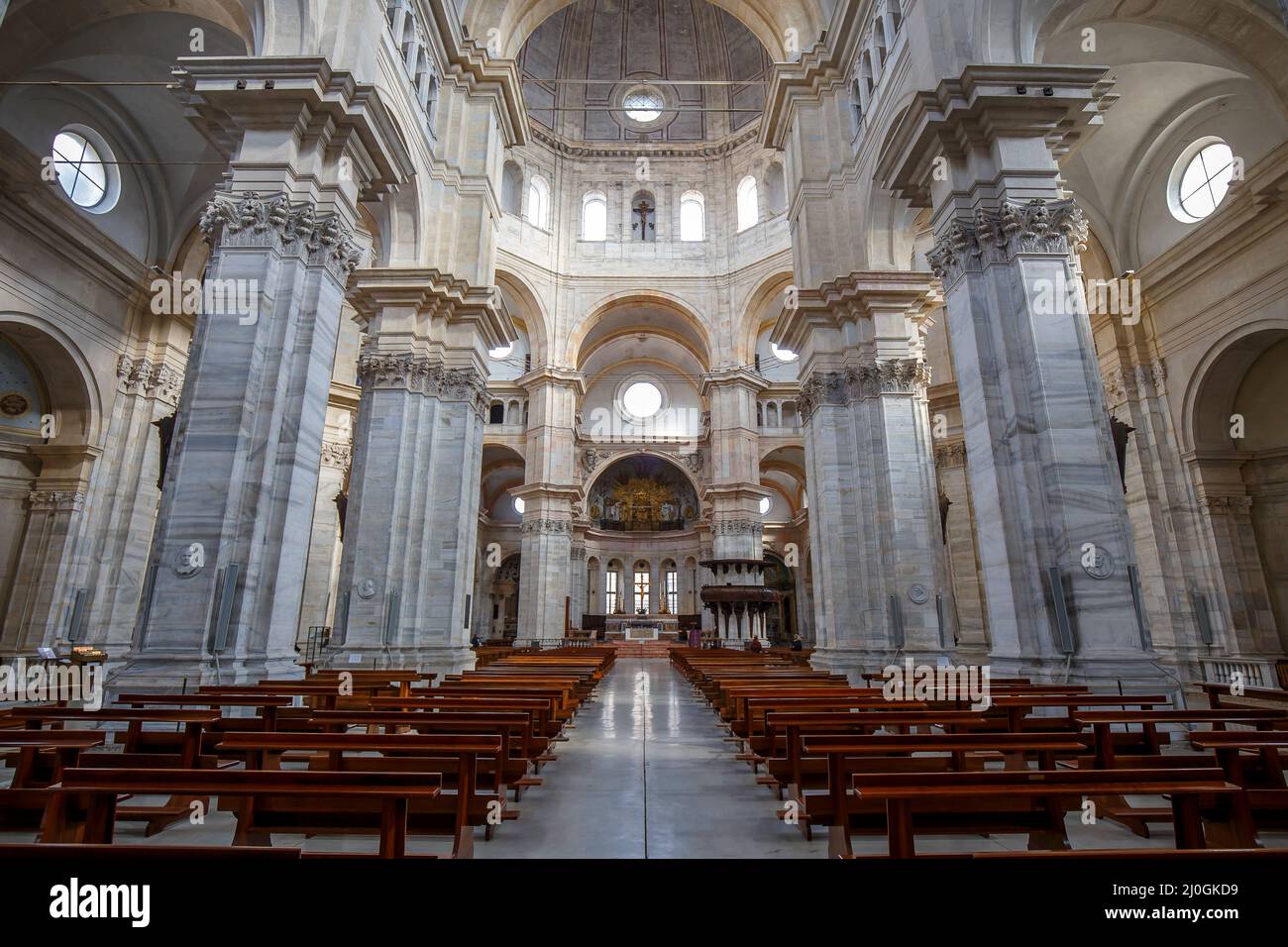 Pavia, Italy - March 12, 2022: architecture interior view of Duomo di ...