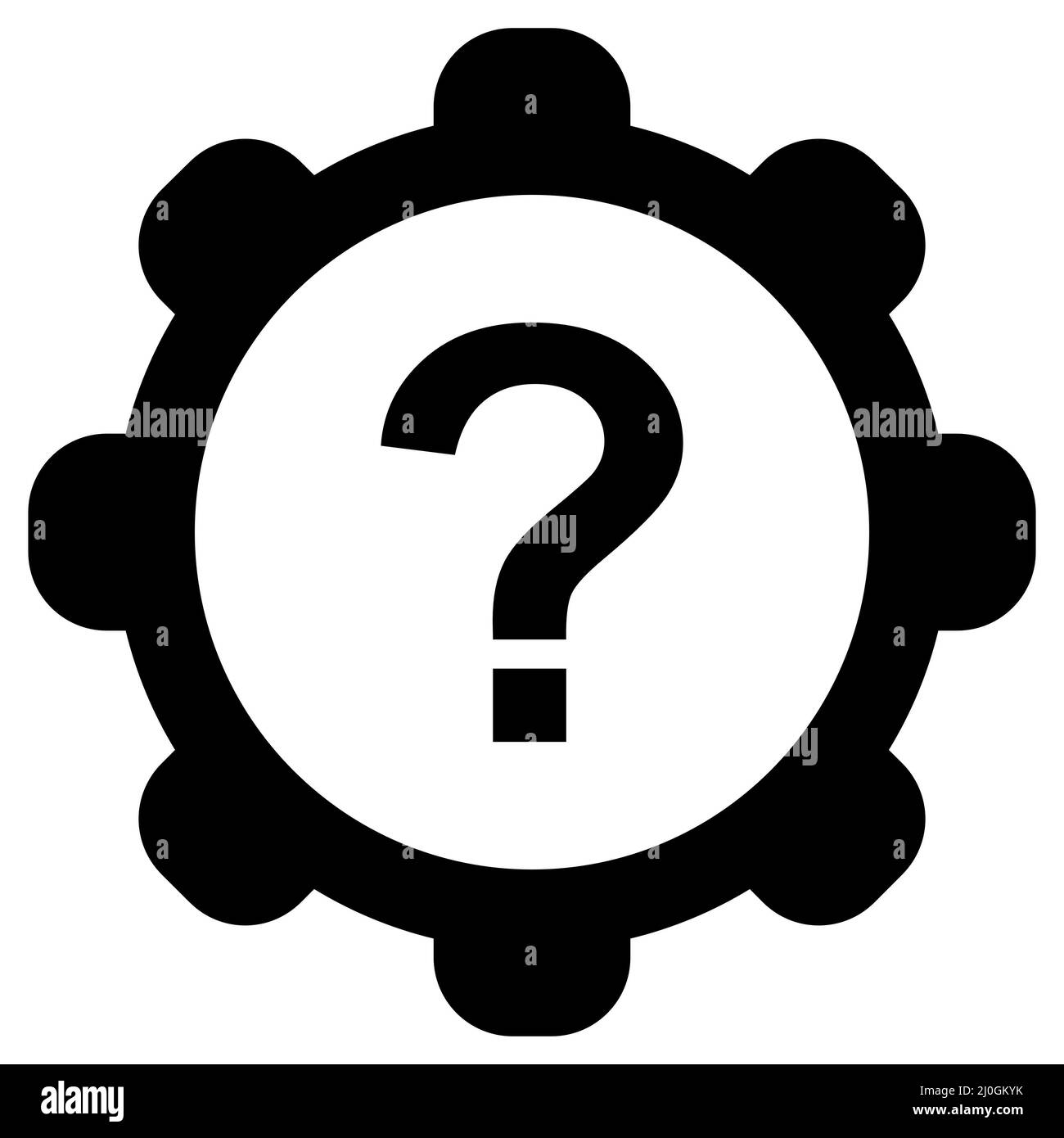Question mark and wheel Stock Photo - Alamy