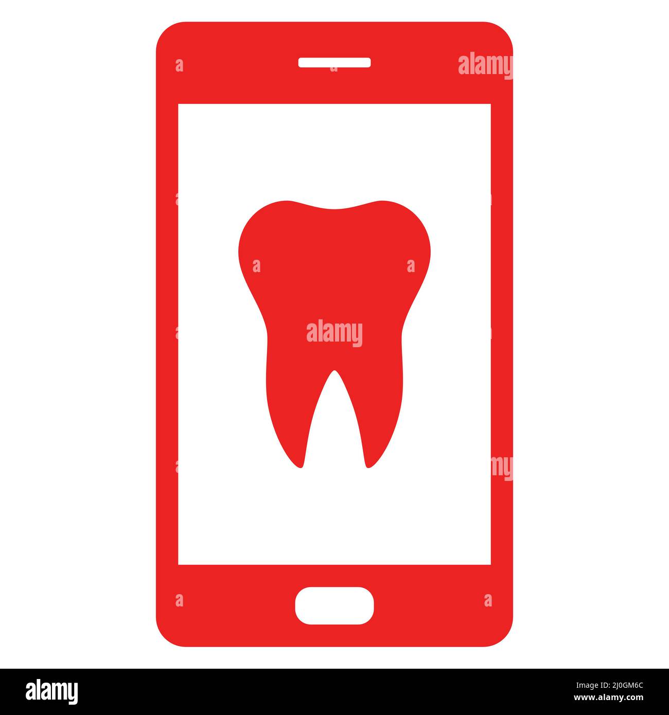 Tooth and smartphone Stock Photo - Alamy