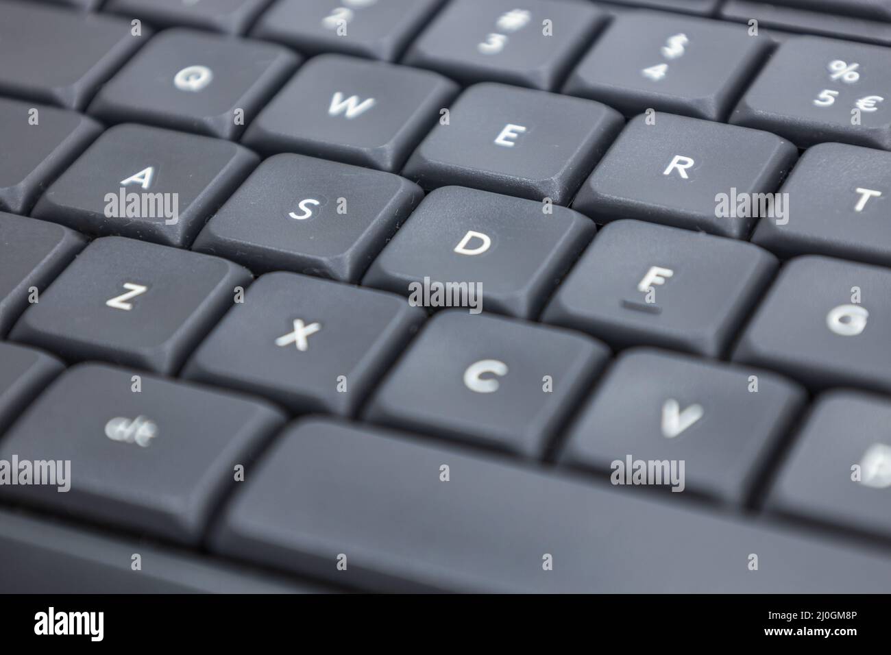 Closeup shot of a modern black computer keyboard Stock Photo - Alamy