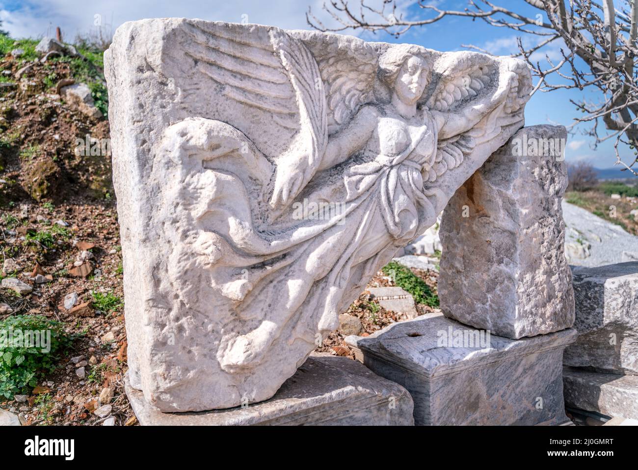 Winged Goddess Of Victory of Ephesus, Izmir, Turkey Stock Photo - Alamy