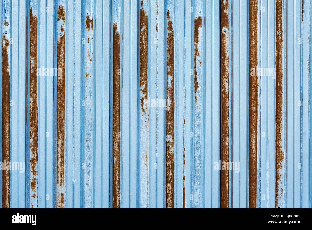 Metal rusty texture. Corrugated metal fence background Stock Photo - Alamy