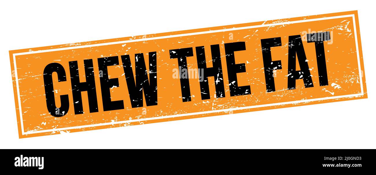 Chew the fat stamp hi-res stock photography and images - Alamy