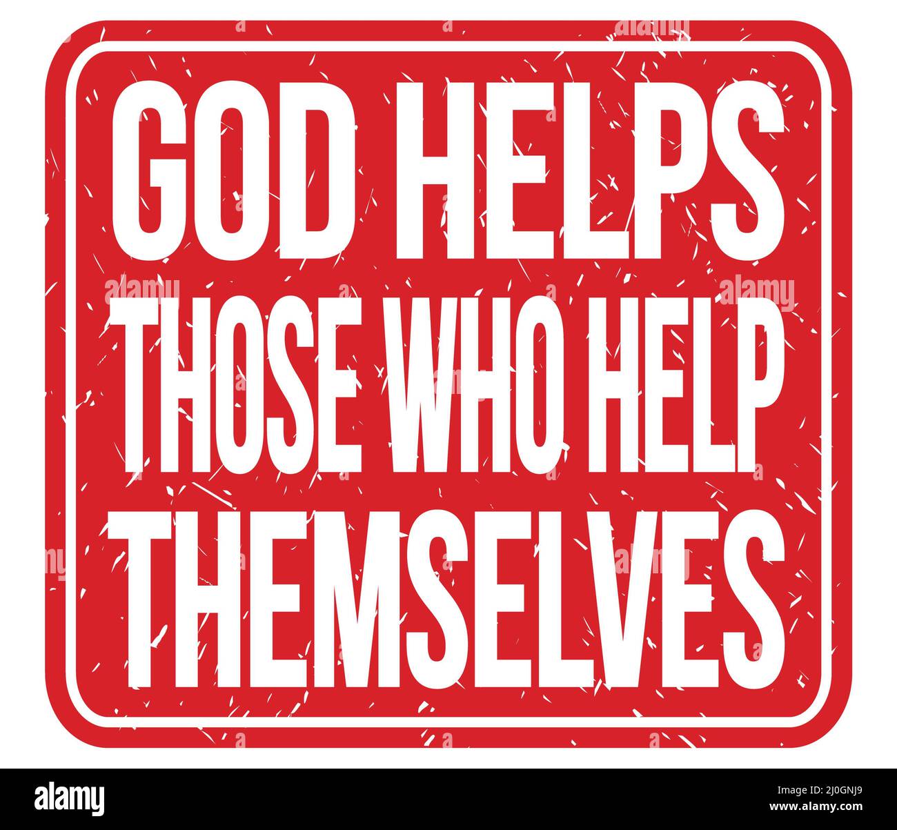 God helps those who help themselves Cut Out Stock Images & Pictures - Alamy
