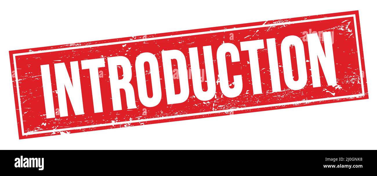 Introduction sign Cut Out Stock Images & Pictures - Alamy
