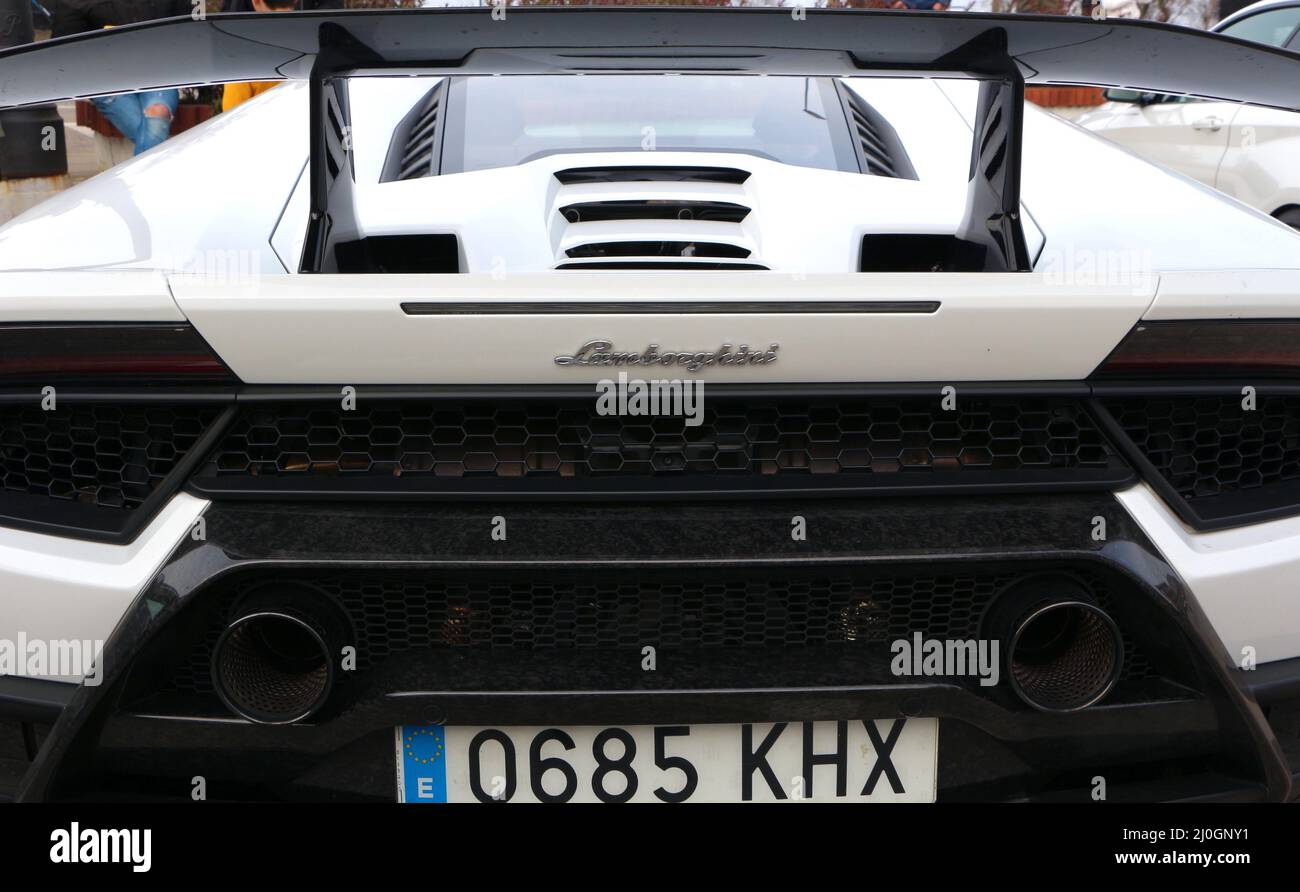 Lamborghini rear view hi-res stock photography and images - Alamy