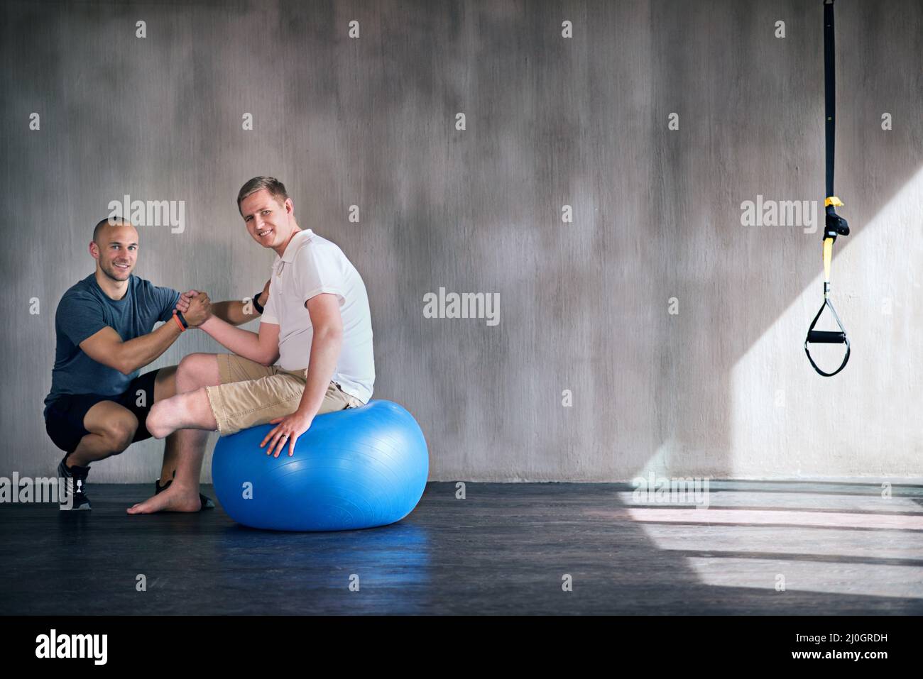 Patient exercising on exercise hi-res stock photography and images - Alamy