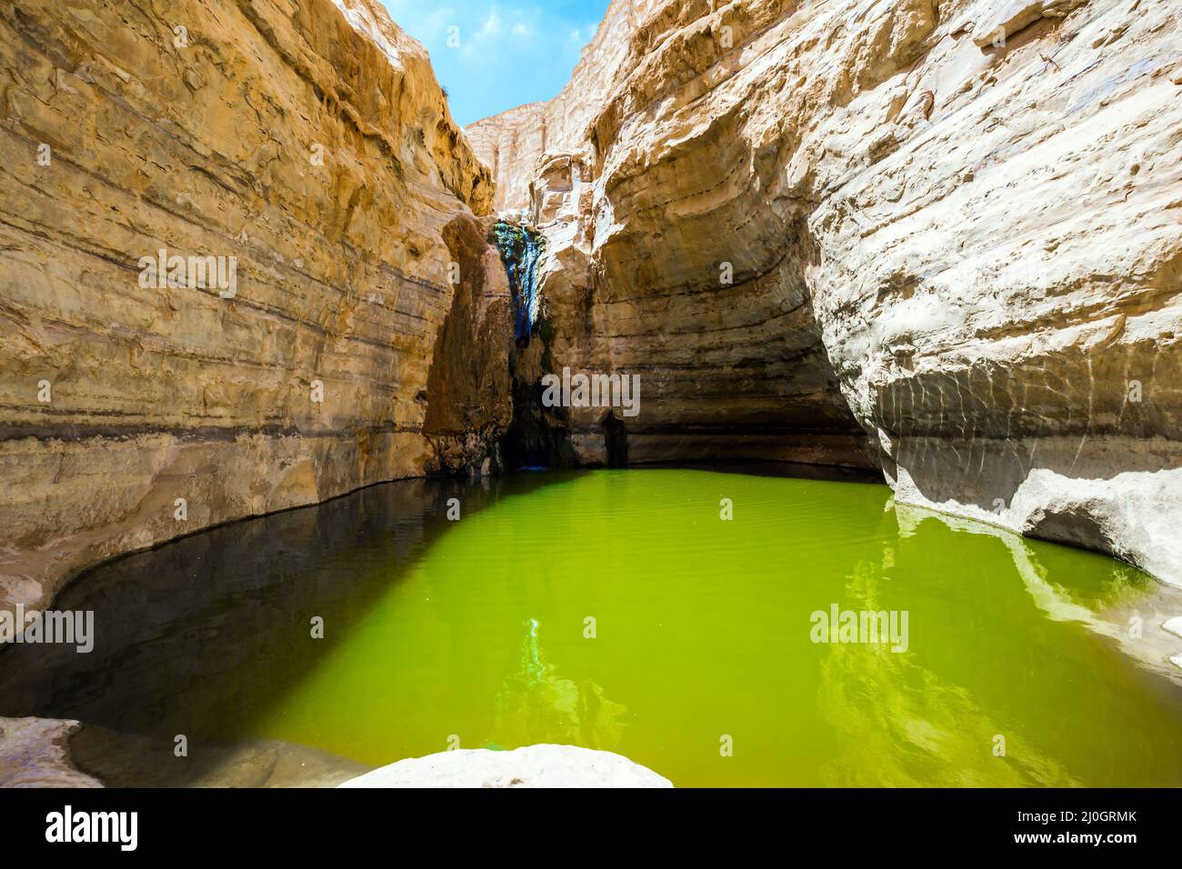 The greenish smooth water Stock Photo - Alamy