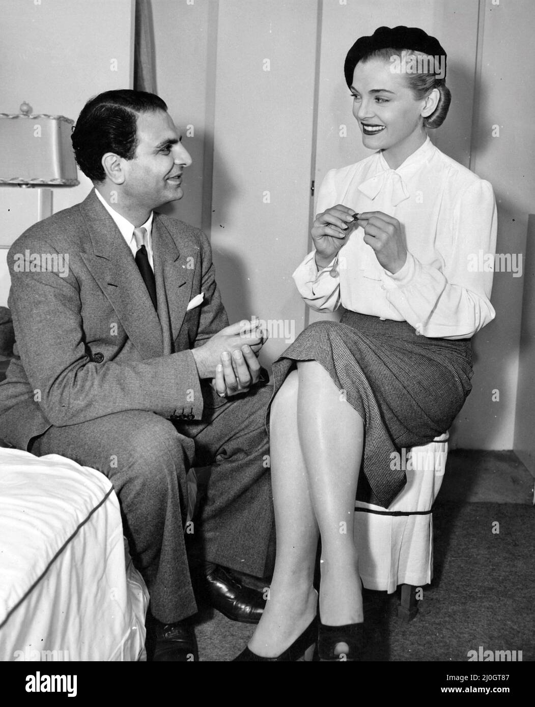 LEWIS MILESTONE and LIZABETH SCOTT in THE STRANGE LOVE OF MARTHA IVERS ...