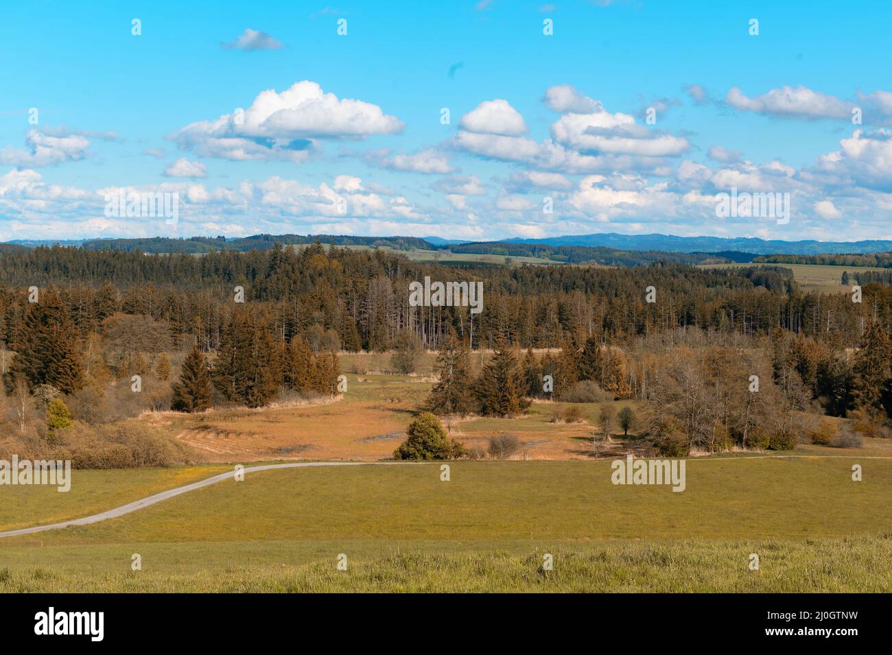 Landscape in germany Stock Photo - Alamy