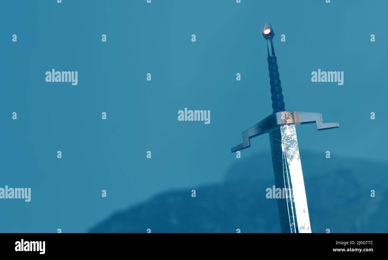 Sword in the ground hi-res stock photography and images - Alamy