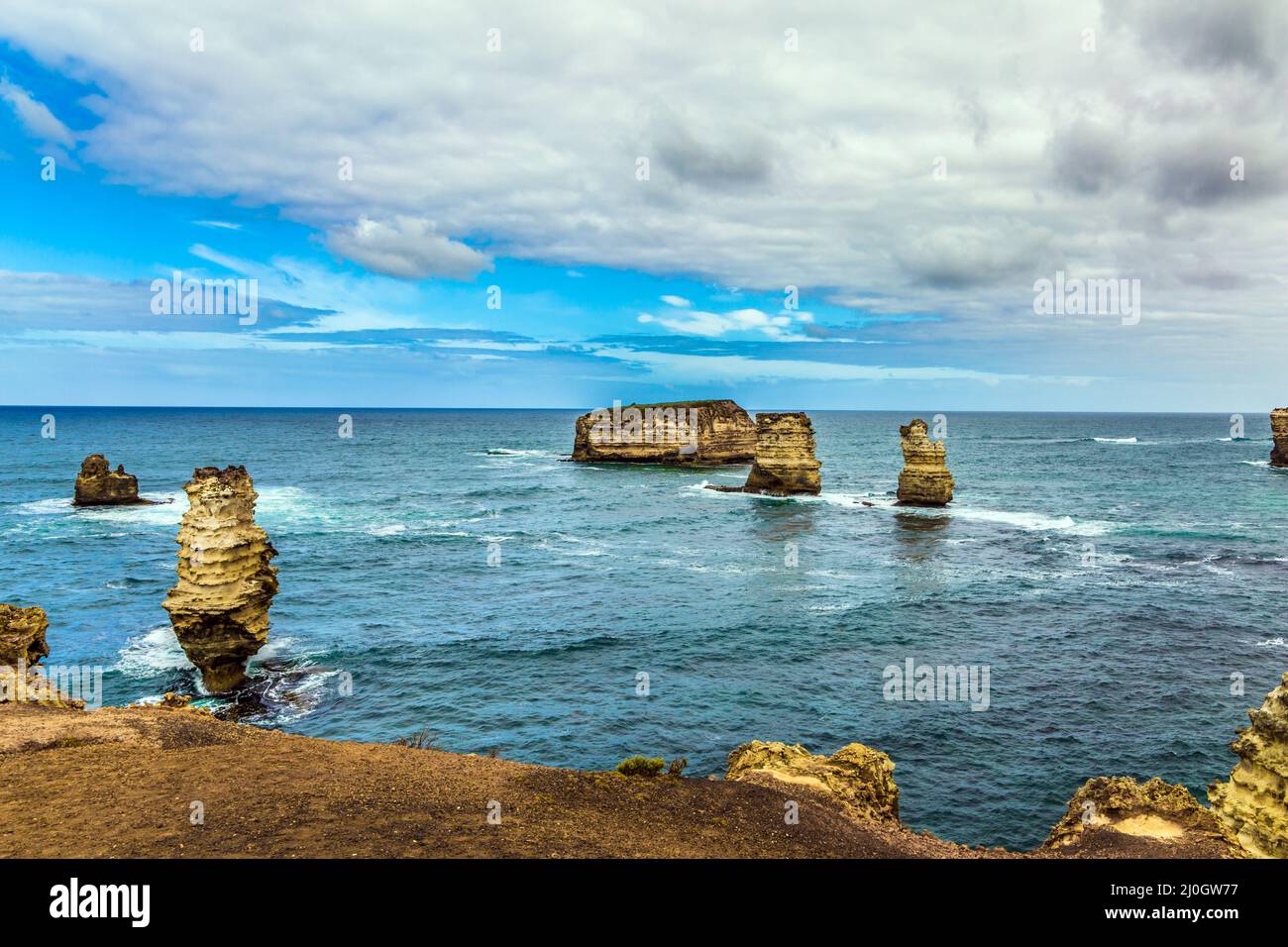 The rocks in small bay Stock Photo - Alamy