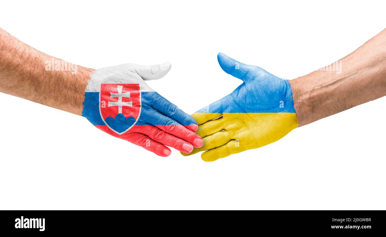 Handshake partnership agreement between business Cut Out Stock Images ...