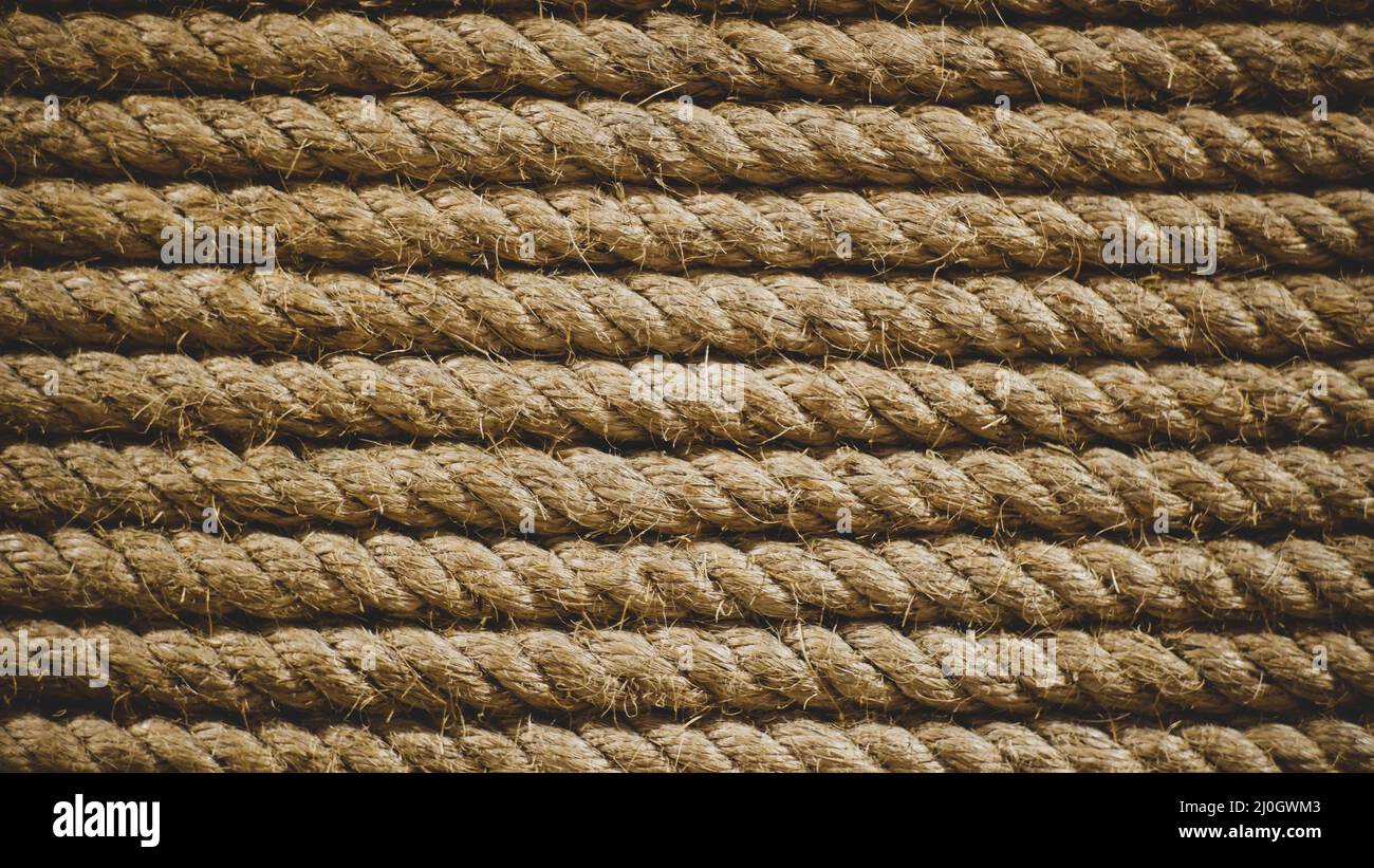 Old rope texture background Stock Photo - Alamy