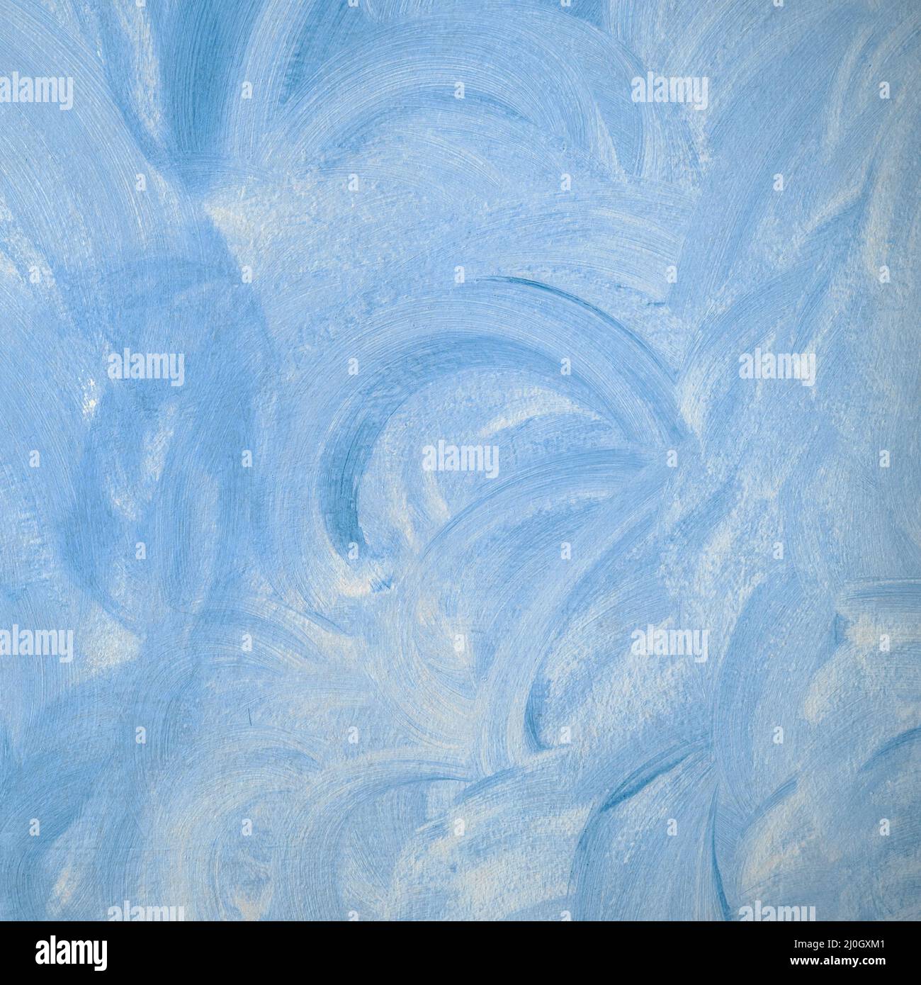 Azure wall painted in a Provence style Stock Photo - Alamy