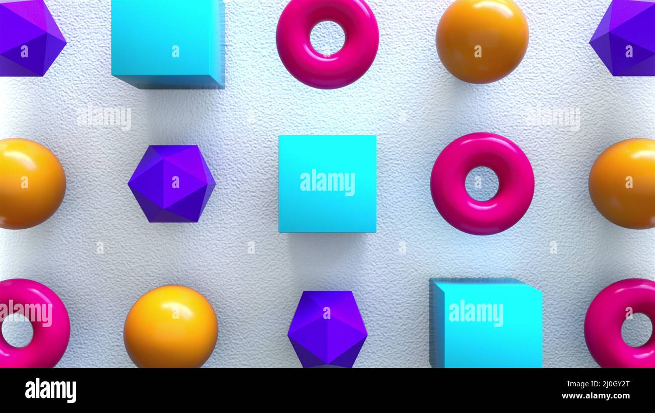 Geometric primitive composition Stock Photo - Alamy