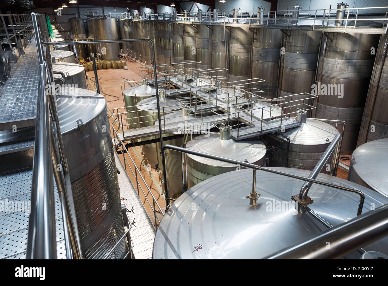 Modern wine cellar factory hi-res stock photography and images - Alamy