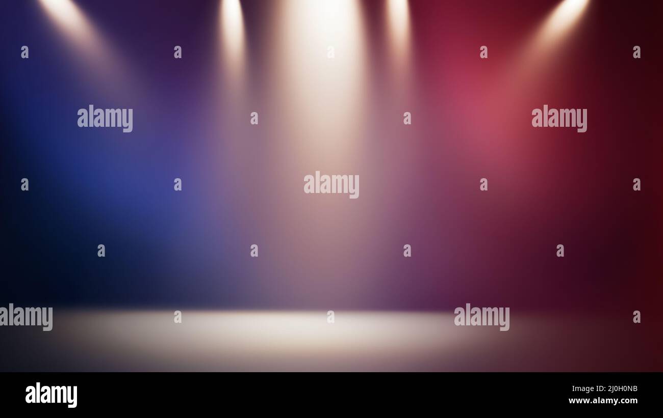 Empty red scene stage hi-res stock photography and images - Alamy