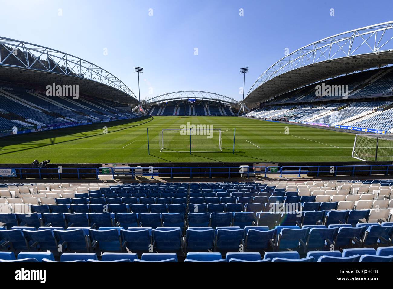 A general view of the John Smith's Stadium, the home of Huddersfield ...