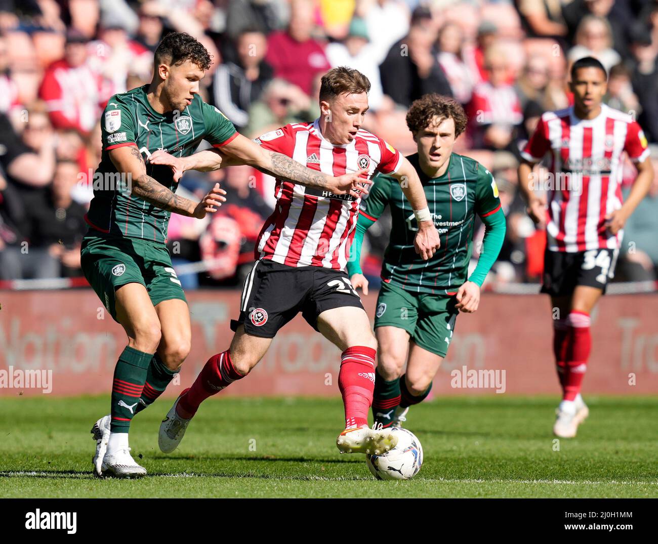 Sheffield, England, 19th March 2022. Ben Osborn of Sheffield Utd ...
